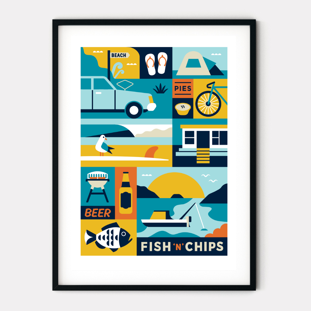Beaches, Beers & BBQ's. by Greg Straight. – Greg Straight Art