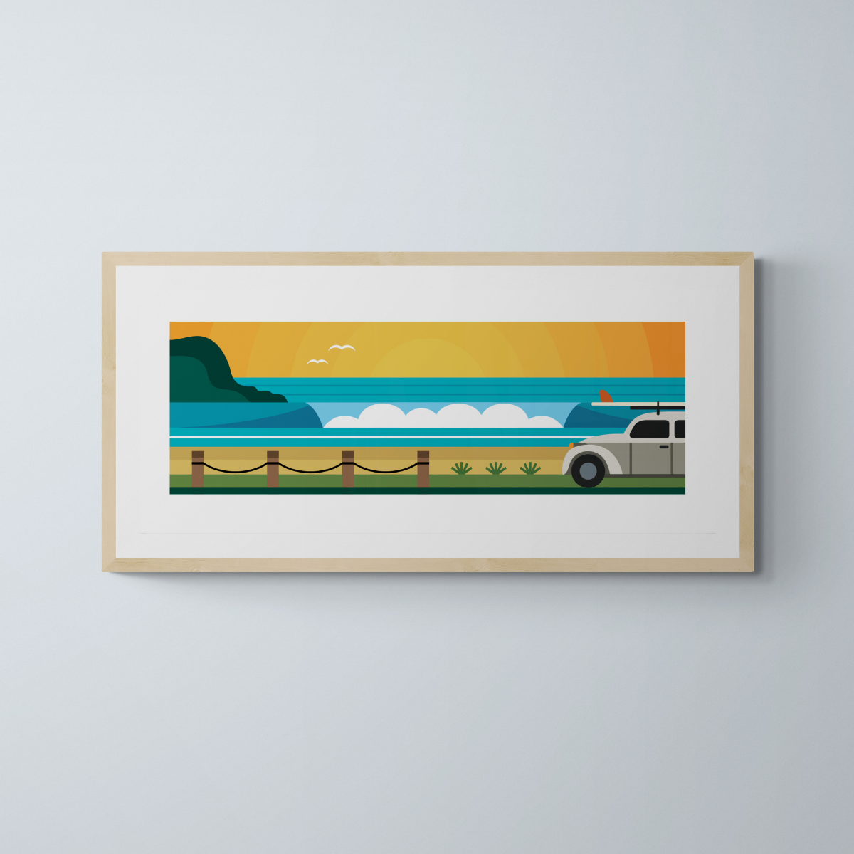 Waihi Beach Art Print by Greg Straight. – Greg Straight Art